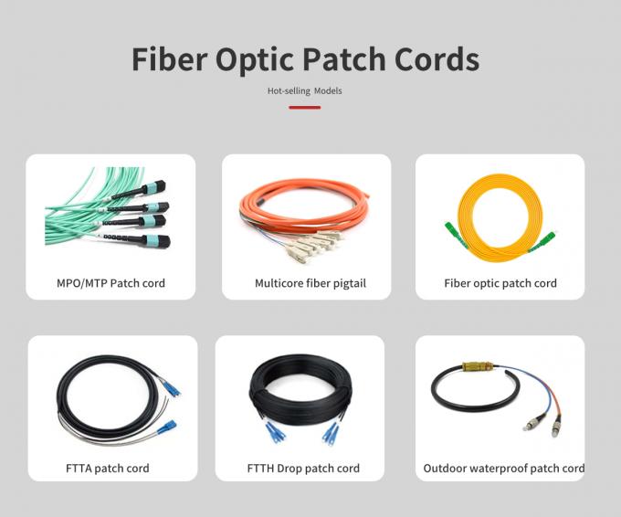 ST/UPC To ST/APC Single Mode Patch Cord Duplex LSZH 3m 2.0mm High Strength