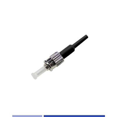 Singlemode ST UPC Fiber Optic Connector Simplex 0.9mm Weather Resistance
