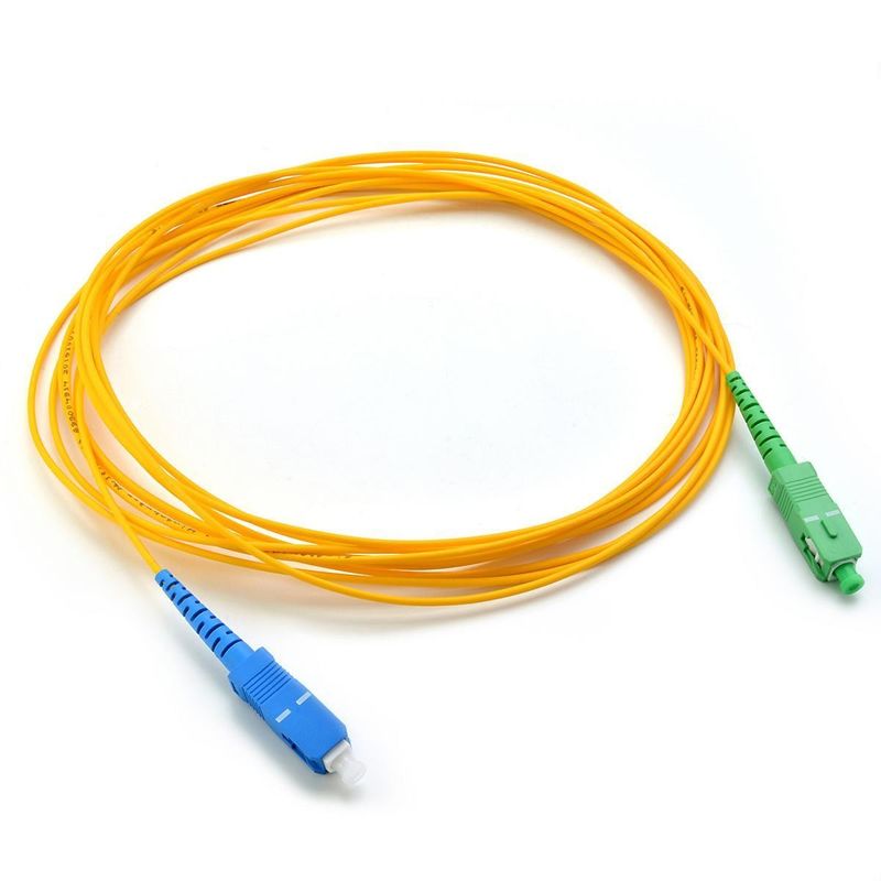 LSZH Jacket Fiber Optic Patch Cord SC/UPC-SC/APC Simplex 2mm Single ...