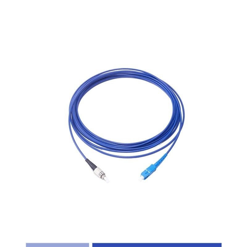 Singlemode Armored Fiber Optic Patch Cord Simplex 3m LSZH SC To FC ...