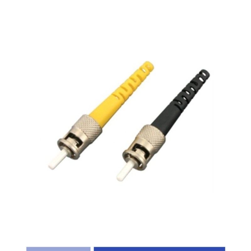 ST UPC Singlemode Fiber Optic Cable Connectors Simplex 3.0mm Easy ...