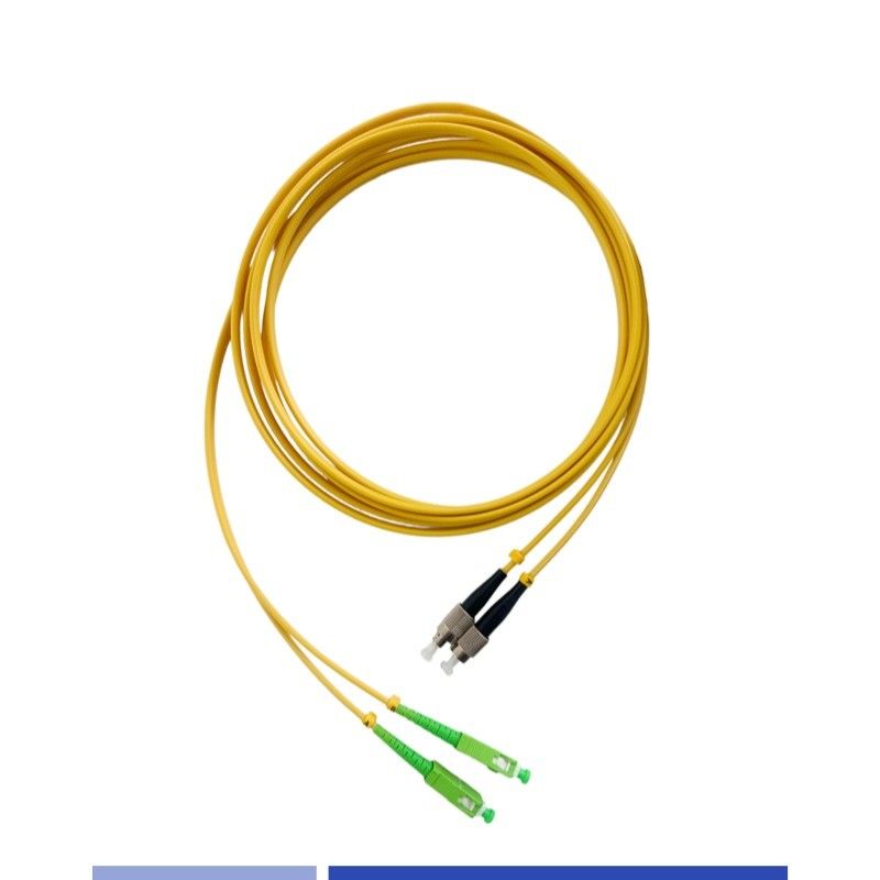 3m Fiber Optic Patch Cord SC/APC-FC/UPC Duplex LSZH Single Mode Patch ...