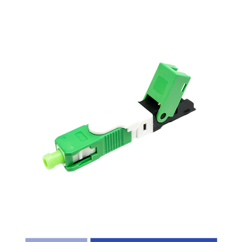 SC APC Single Mode Fiber Fast Connector High Accuracy For FTTH Solution