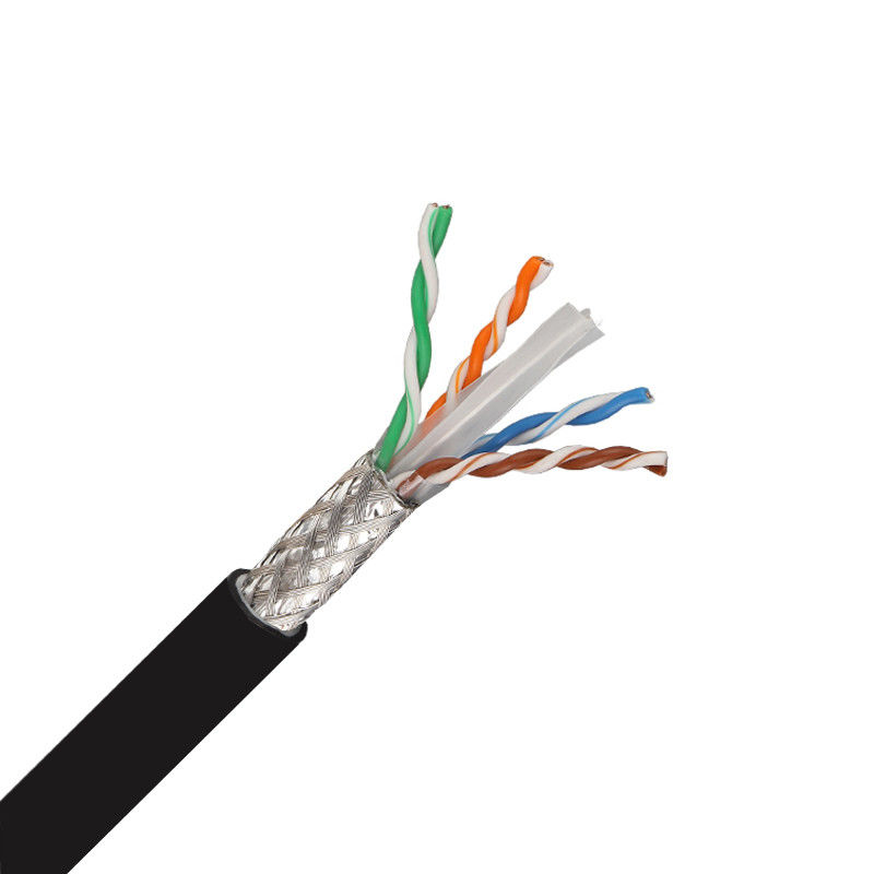 SFTP Cat6 Network Cable Solid Copper 4 Pair PE 305Mtr Cat6 Ethernet Cable