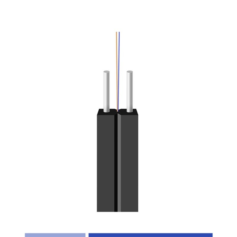 G657A1 LSZH Indoor Fiber Optic Cable Singlemode Fiber Drop Cable 12 ...