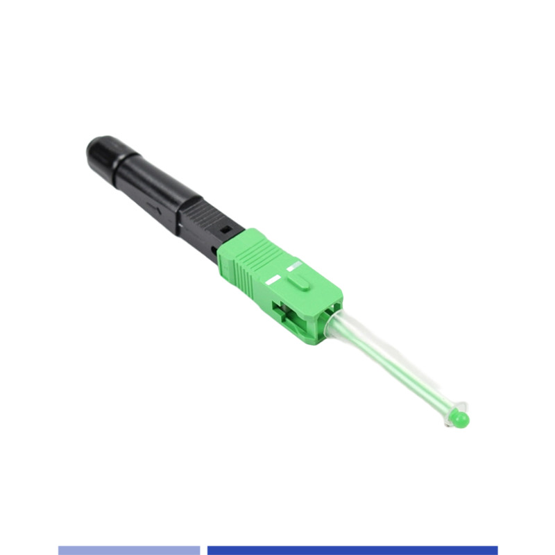 Fusion Splice Fiber Optic Quick Connector SC APC Singlemode Lightweight